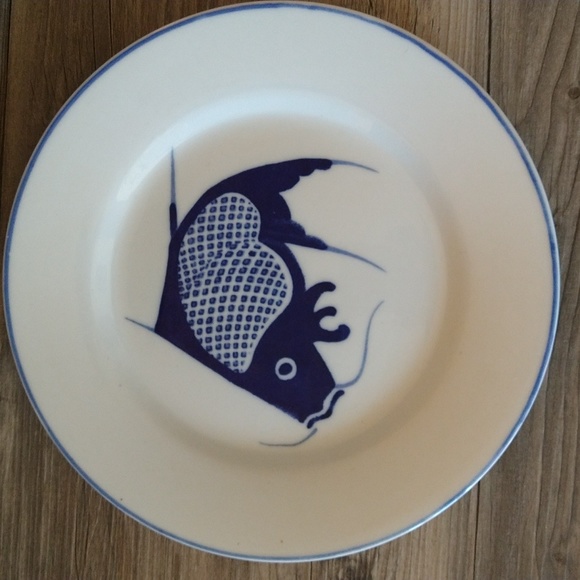 Vintage | Dining | Vintage Koi Fish Dinner Plate | Poshmark